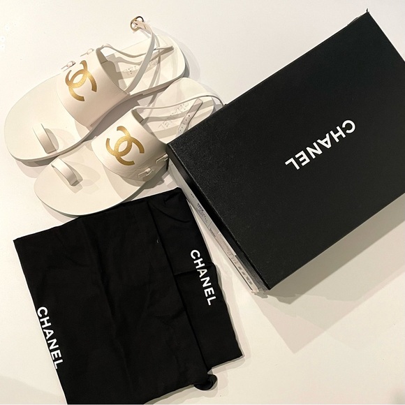 CHANEL | Shoes | Chanel Sandals Authentic | Poshmark